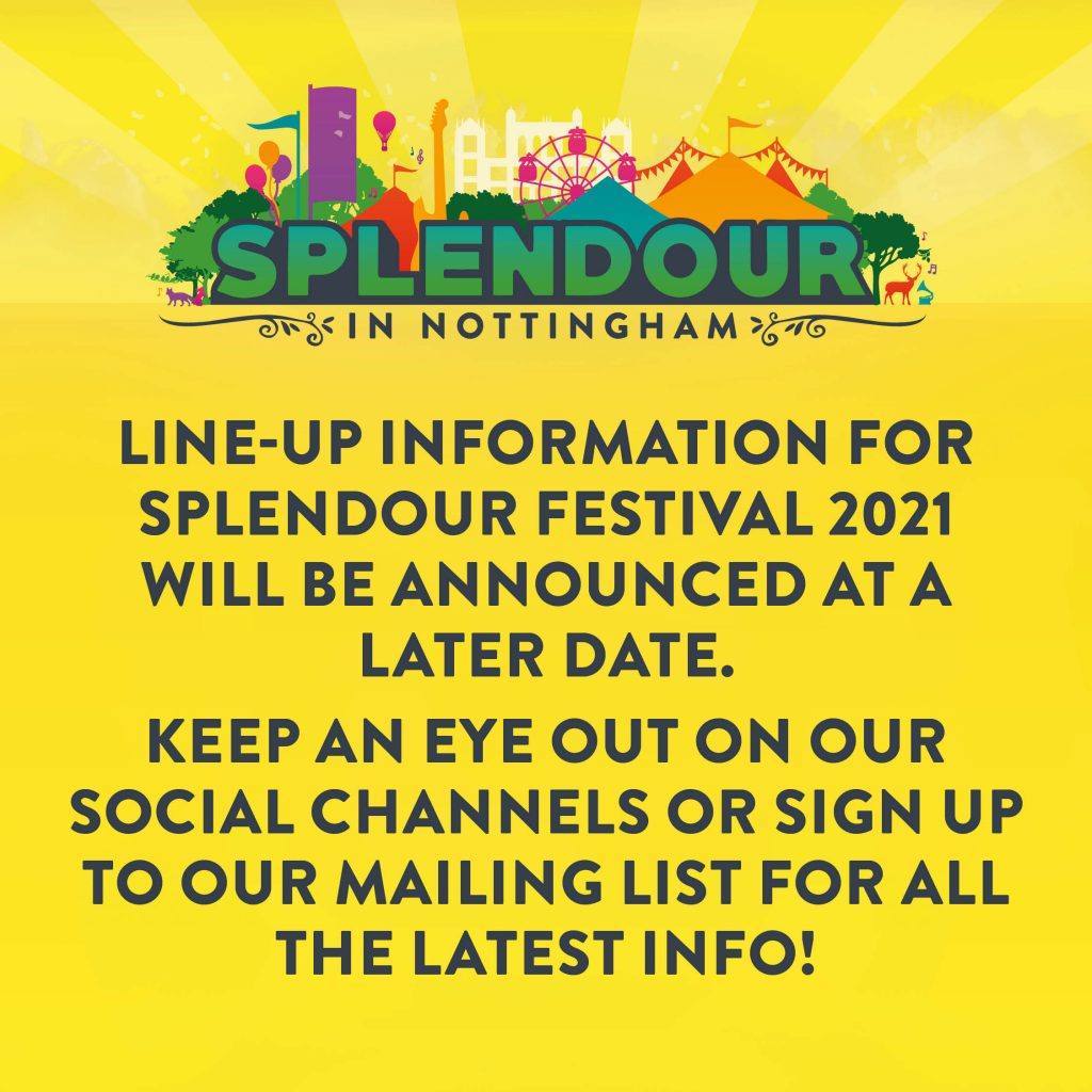 Line Up | Splendour Festival 2020